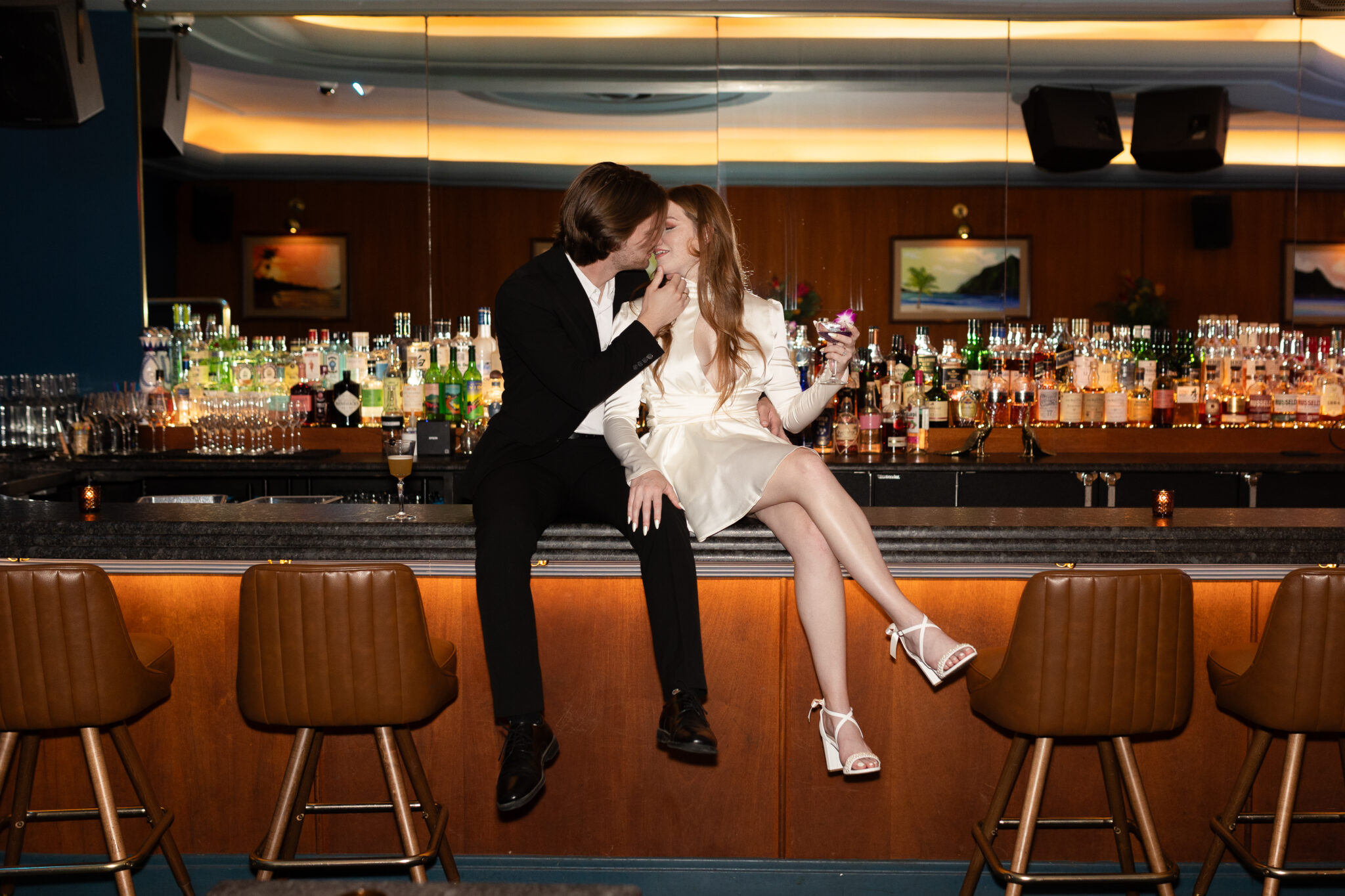 Bar Engagement Photos in Detroit with Tara and Jackson ...